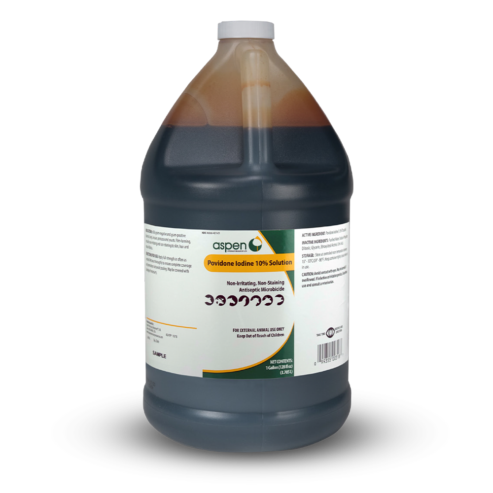 POVIDONE IODINE SOLUTION 10% GALON – NUTRIFASA