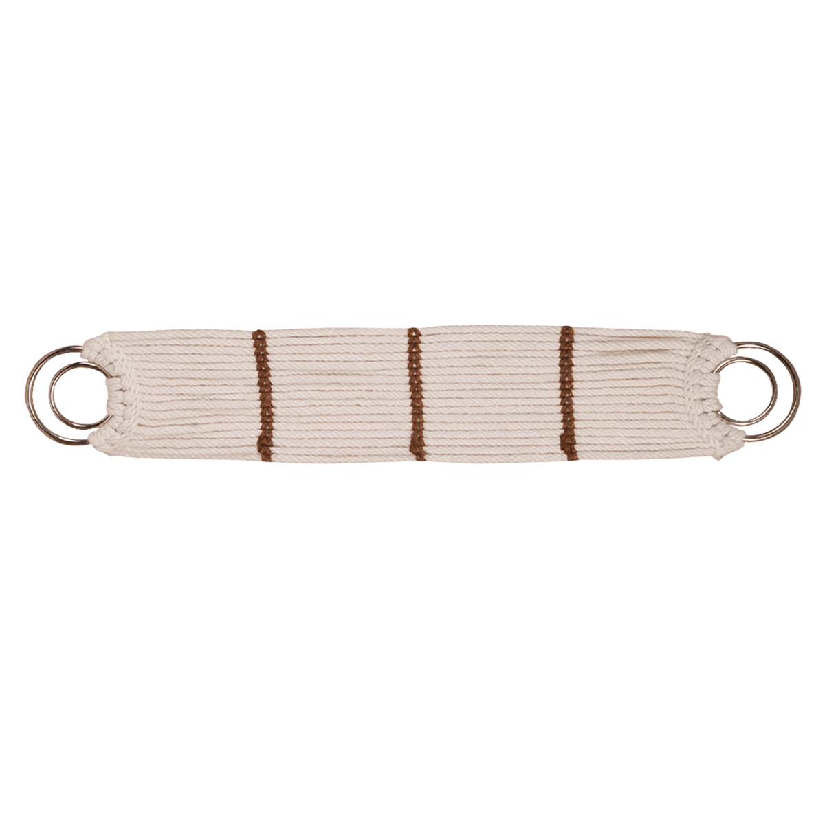 MUSTANG CINCHO CON ANILLOS DOBLES 28'' (BLANCO/CAFE) – NUTRIFASA